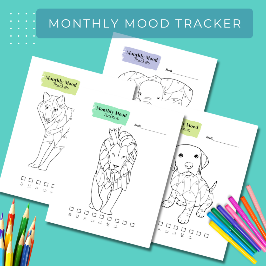 Raising & Connecting - Mood Tracker Free Printable